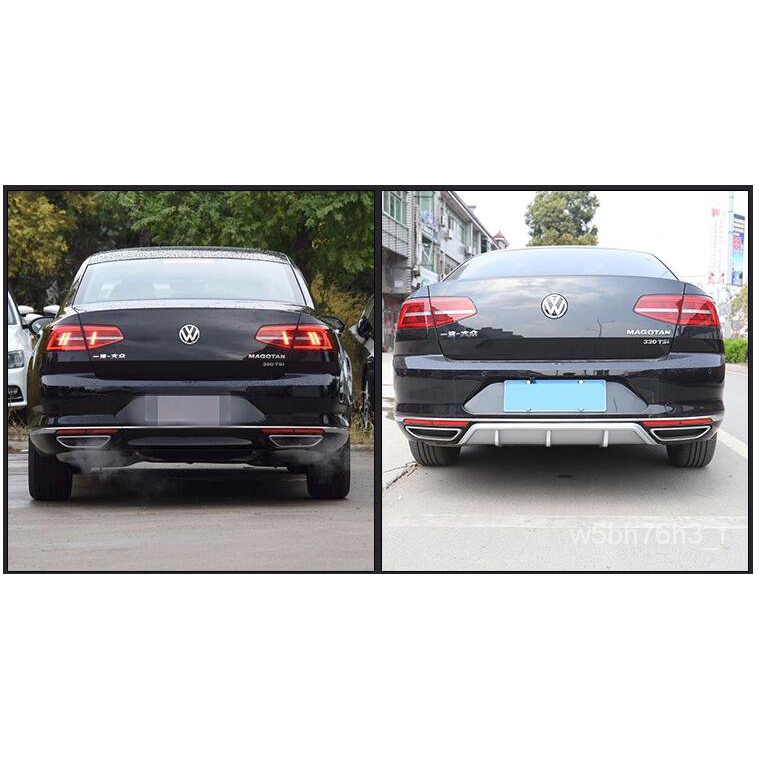 For Passat B8 Body kit spoiler 2017-2019 For Passat B8 ABS Rear lip ...