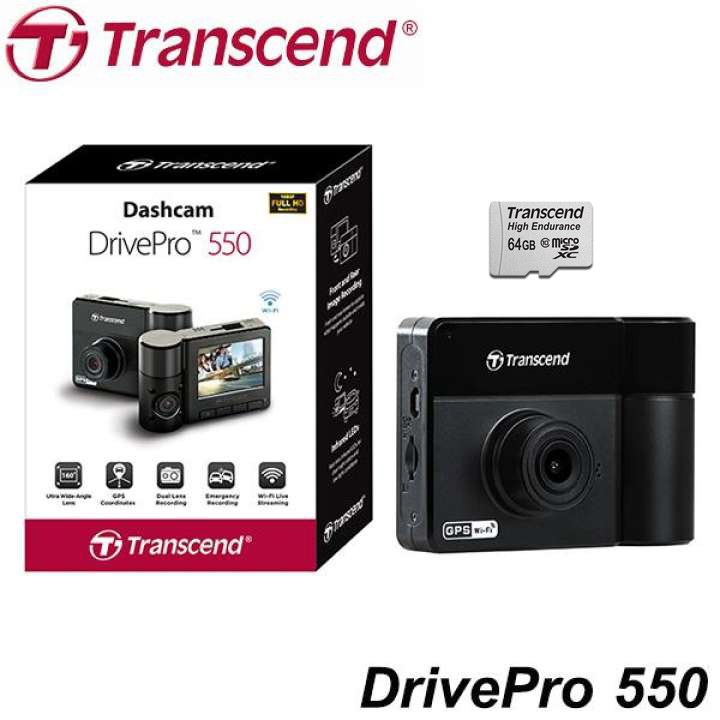 Transcend DrivePro 550 DP550 (TS-DP550A-64G)ฟรี Memory Micro SD Card ...