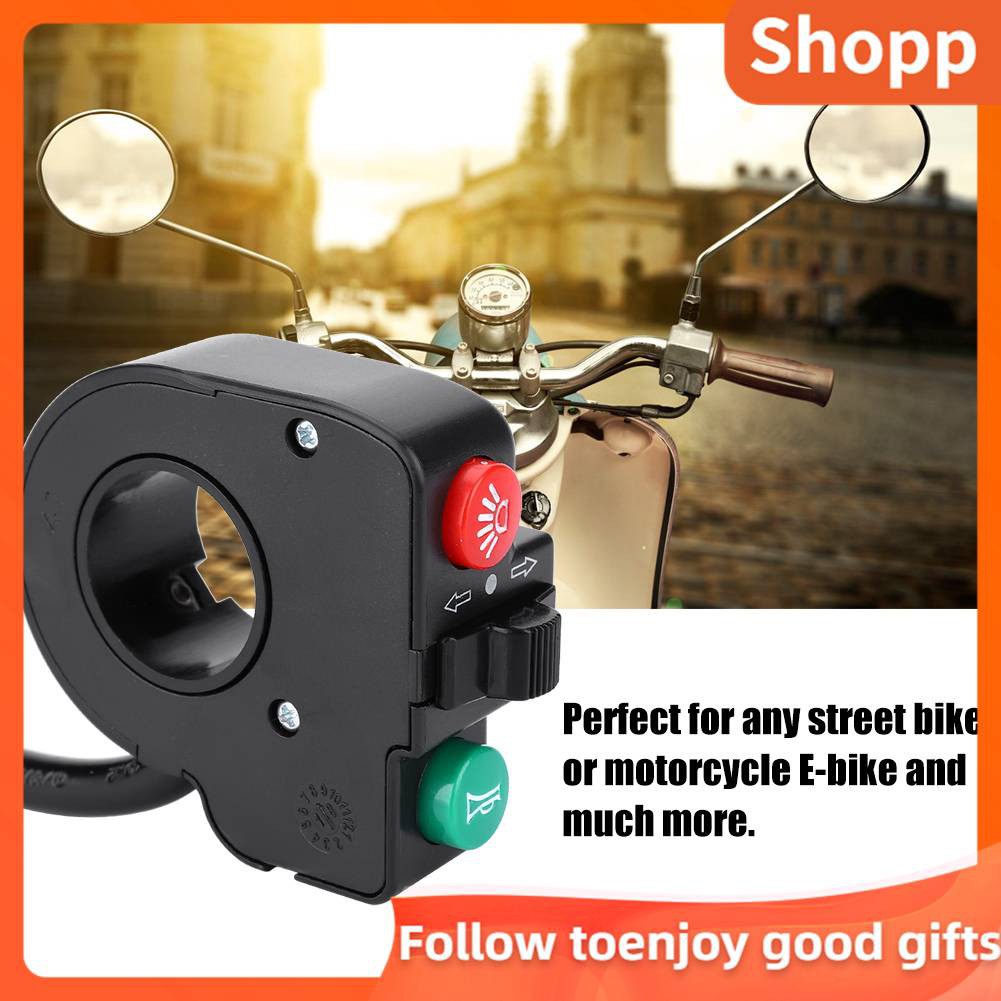[READY STOCK] 3-in-1 Light Horn Turn Switch Button for Mountain Bike E ...