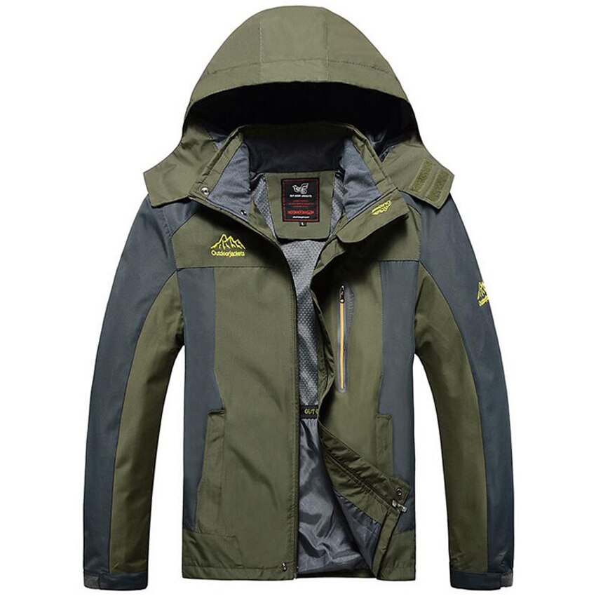Men Military Tactical Jacket Size 7XL 8XL Breathable Mesh Mens Outwear ...
