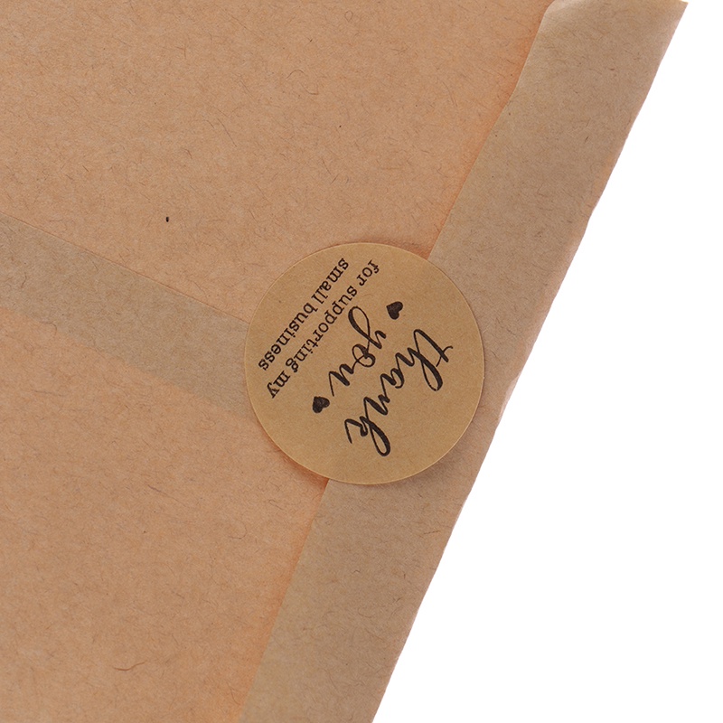 {FCC} Kraft Paper Thank You for Supporting My Small Business Stickers ...