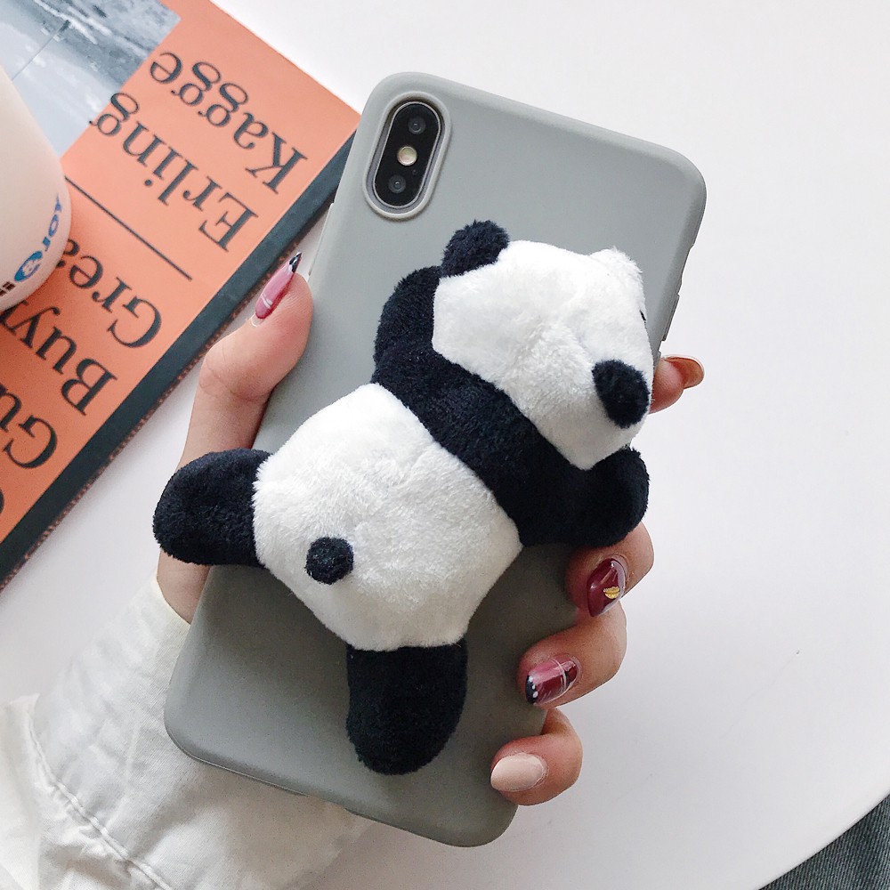 เคสโทรศัพท์แบบนุ่ม Panda สำหรับ OPPO Realme 2 3 3i 5 5i C3 6 7 7i 8 9 ...