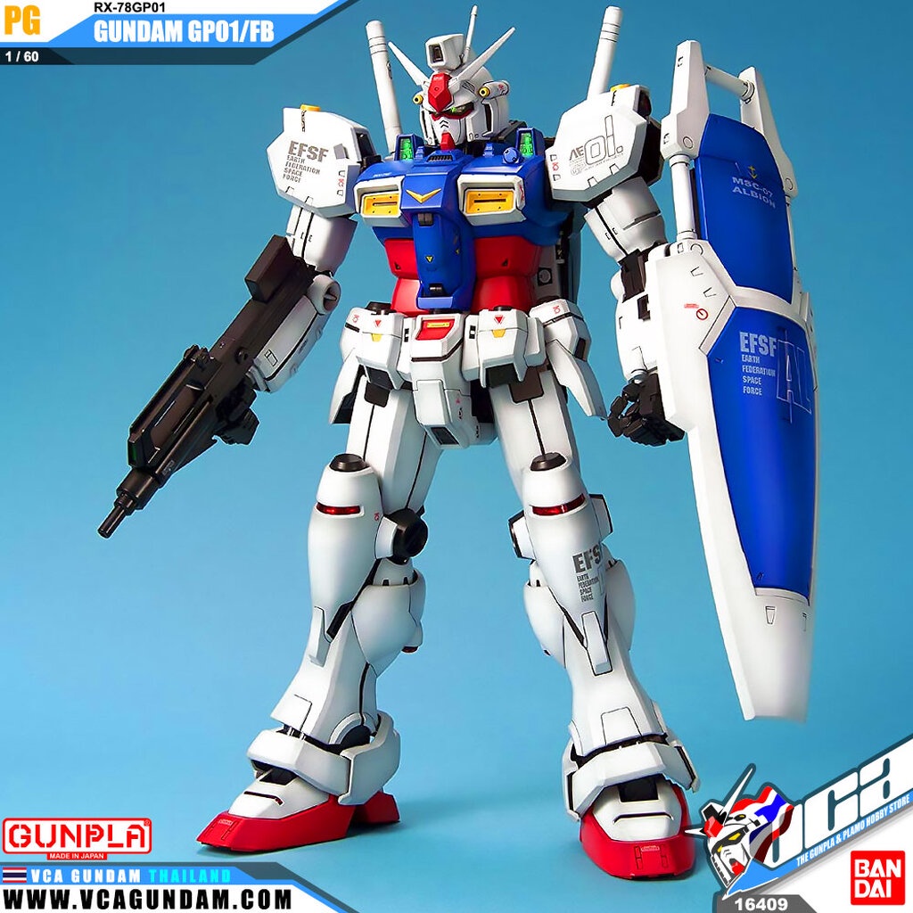 ⭐️ BANDAI GUNPLA PERFECT GRADE PG 1/60 GUNDAM GP01/FB ประกอบ หุ่นยนต์ โมเดล กันดั้ม กันพลา ของ ...