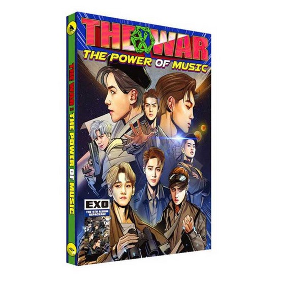 EXO - THE POWER OF MUSIC (Korean Ver.) IMPORT 4th Repackage Album The War - smtrue - ThaiPick