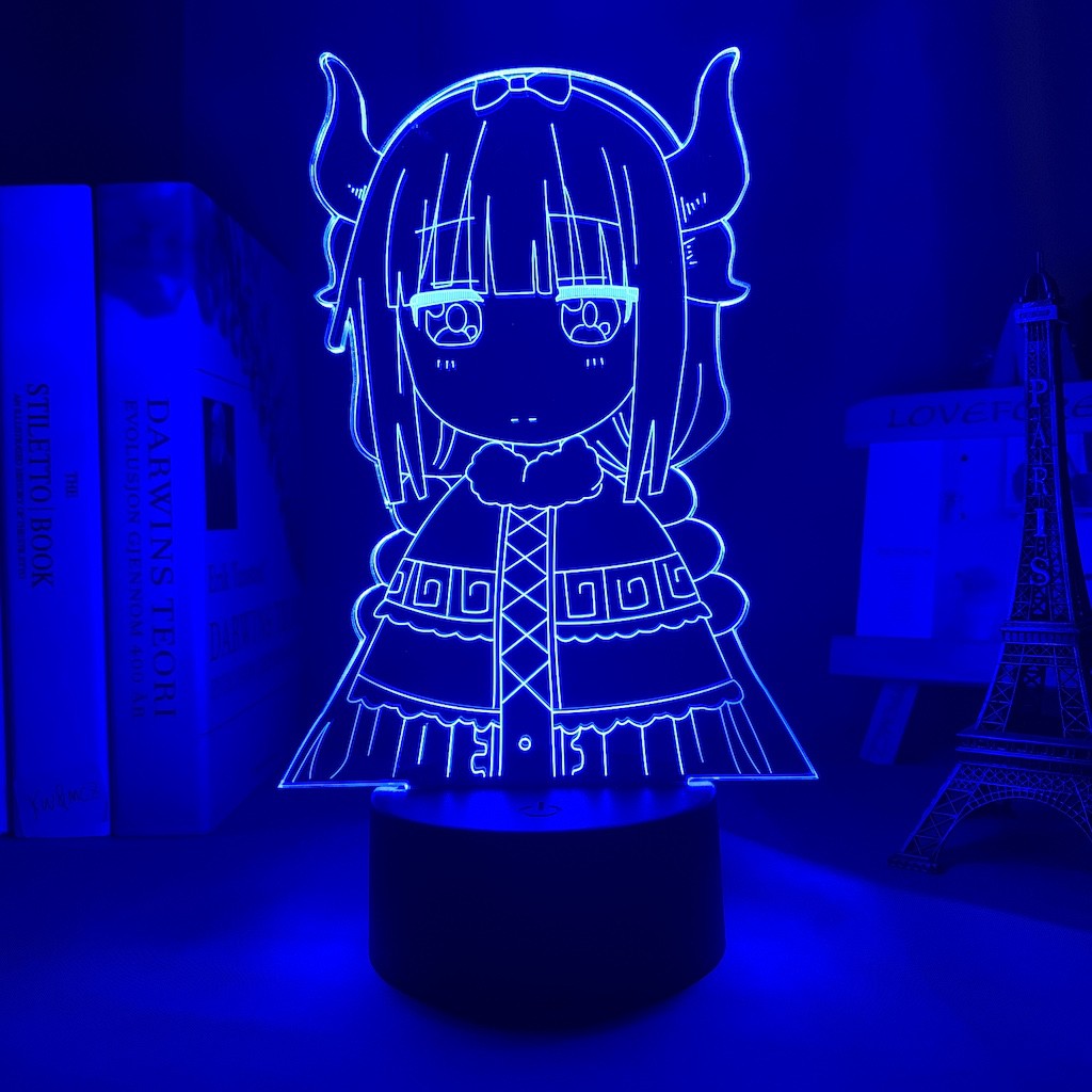 Led Night Light Miss Kobayashis Dragon Maid 3d Lamp Anime for Room ...