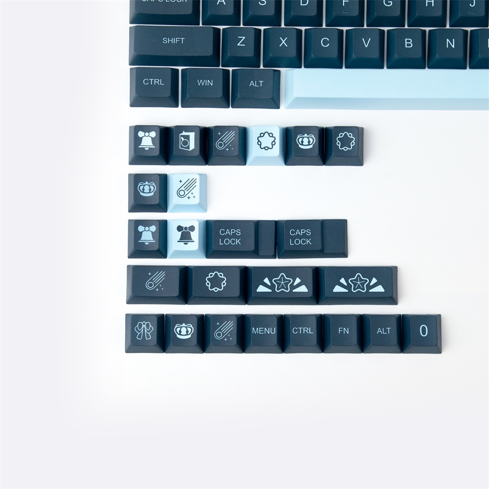 แป้นพิมพ์คอมพิวเตอร์ 124 Keys Gmk Comet Keycap Cherry Profile Pbt Dye ...