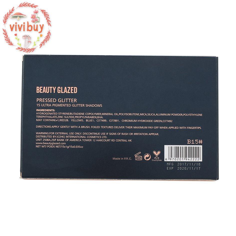 Cod Beauty Glazed อายแชโดว์พาเลท 15 สีเครื่องสําอางแต่งหน้า - vivibuy ...