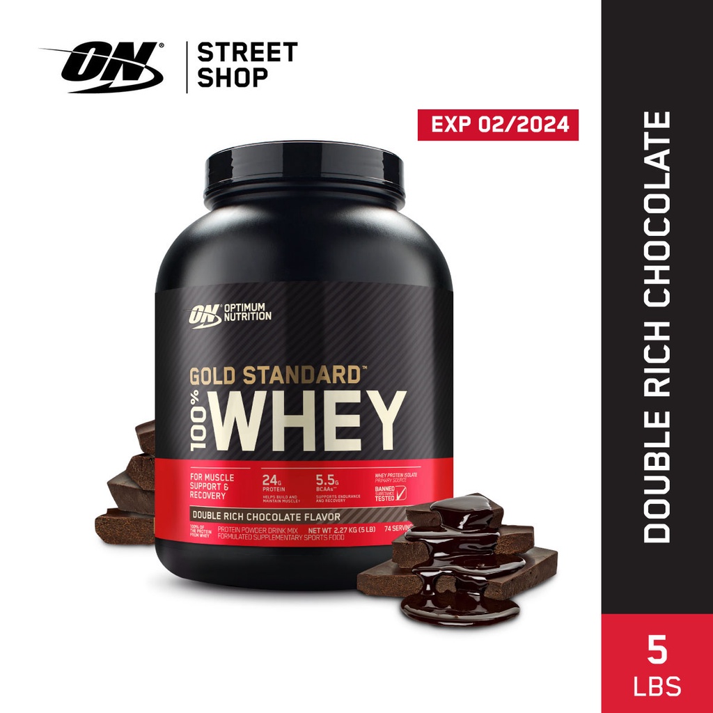 Optimum Nutrition - Gold Standard 100% Whey Protein 5Lbs, 2.27kg ...