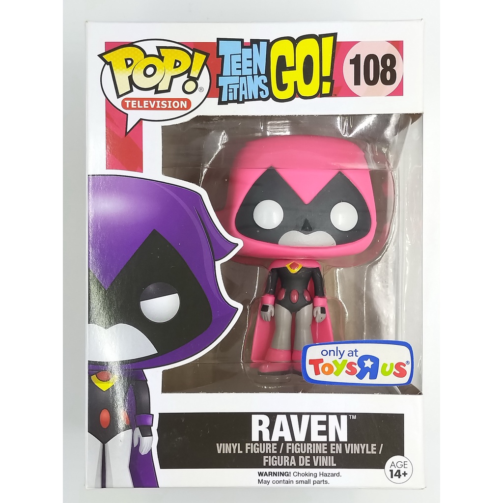 Funko Pop Teen Titans Go - Raven In Pink 108 (กล่องมีตำหนินิดหน่อย) แบบ ...
