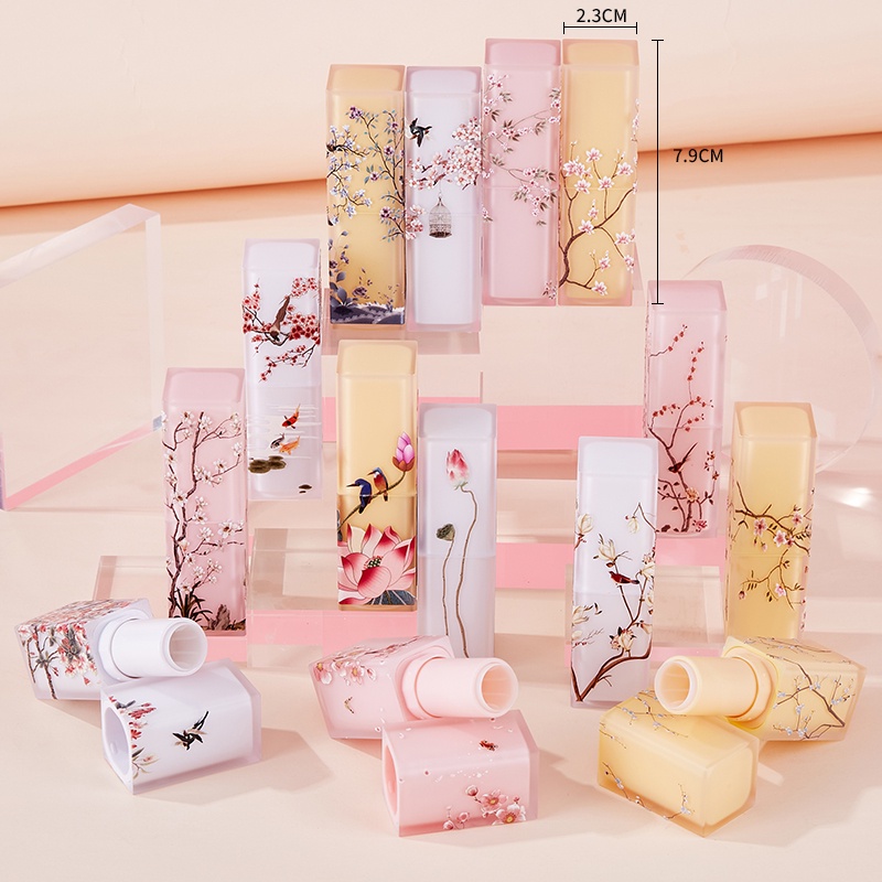 103050pcs Empty Lipstick Tube Square 12.1mm Lip Balm Tubes DIY Homemade ...