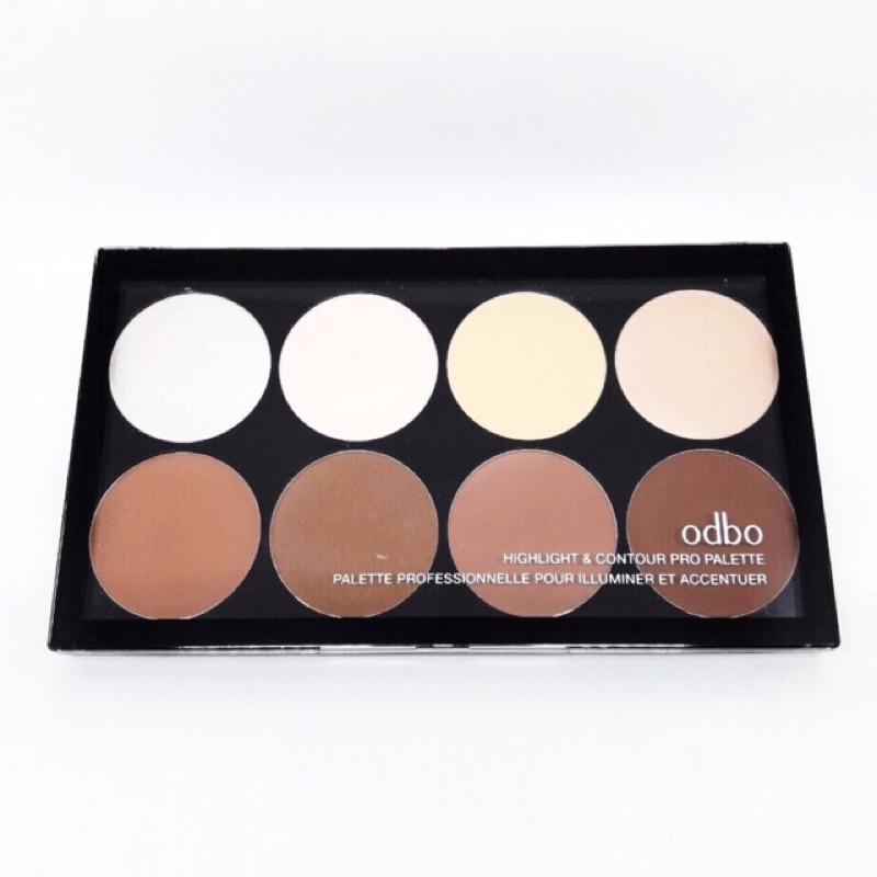 Odbo highlight & contour pro palette ไฮไลท์ แอนด์ คอนทัวร์ 01 ...