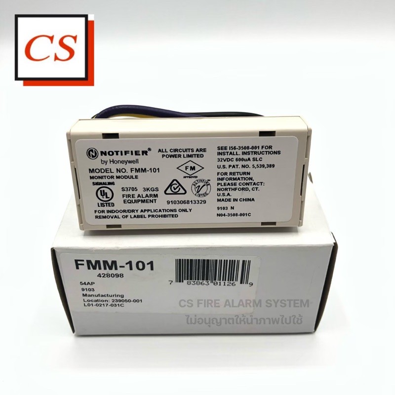 Monitor Module Model FMM-101 ( ยี่ห้อ Notifier ) - csfirealarmsystem ...