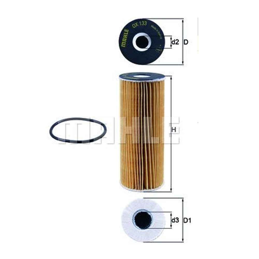 MAHLE ไส้กรองน้ำมันเครื่อง BENZ เครื่อง M111/M104 W202 W203 W210 W124 ...