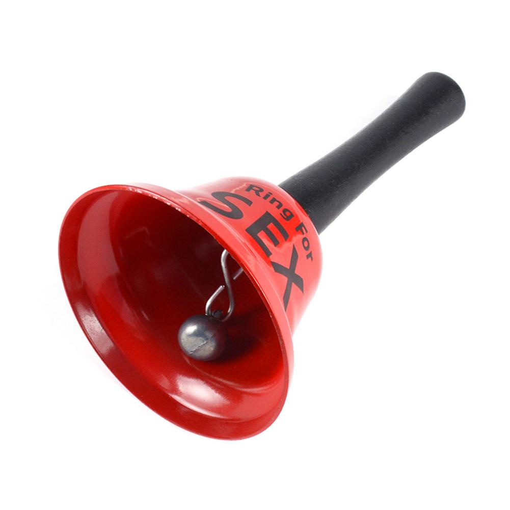 Hand-held Ring Red Metal Bell Party Decoration Bell Sex For Ring Metal ...