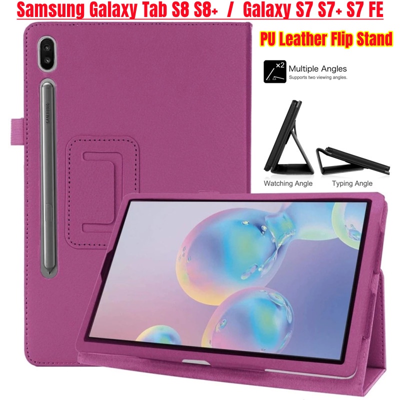 TabS8 TabS7 ฝาครอบป้องกัน Samsung Galaxy Tab S8 S8 S7 S7 FE 12.4 นิ้ว 11.0 นิ้ว Tablet SMART ...