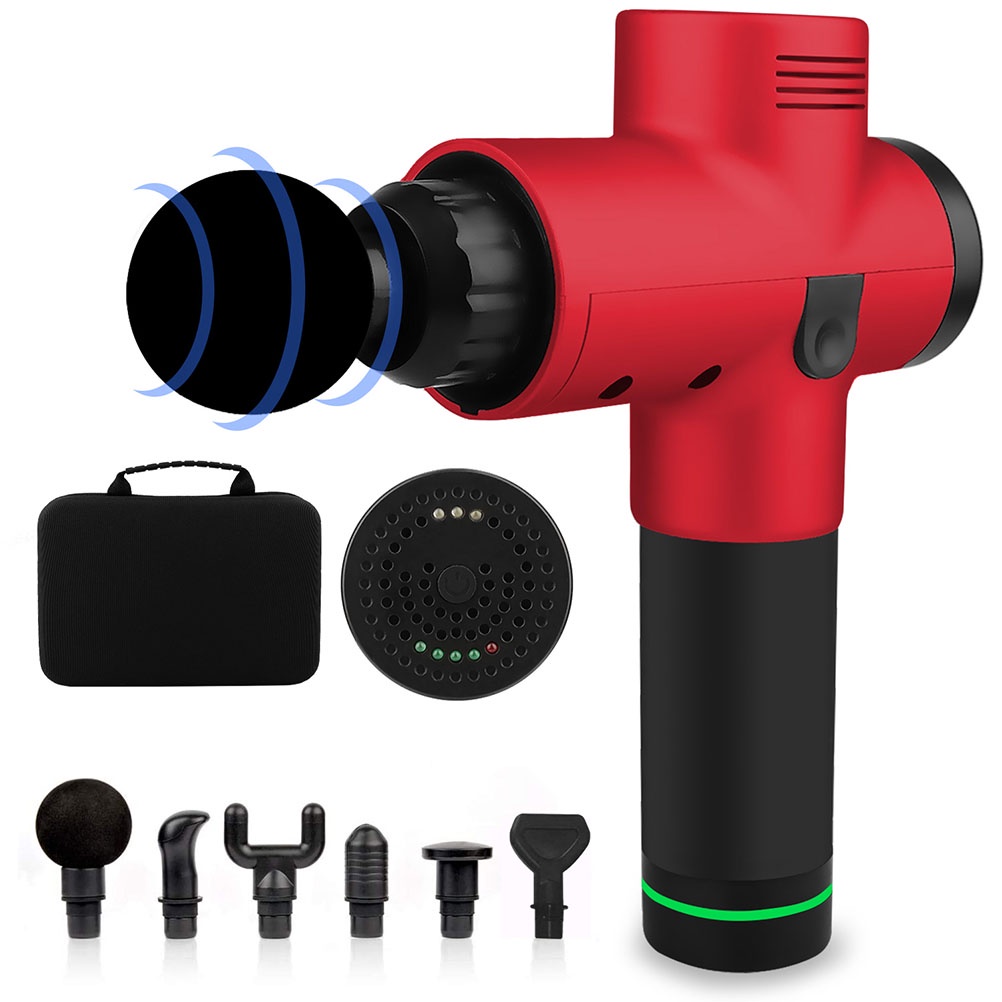 Massage Gun Handheld Percussion Massager Muscle Vibrating Relaxing ...