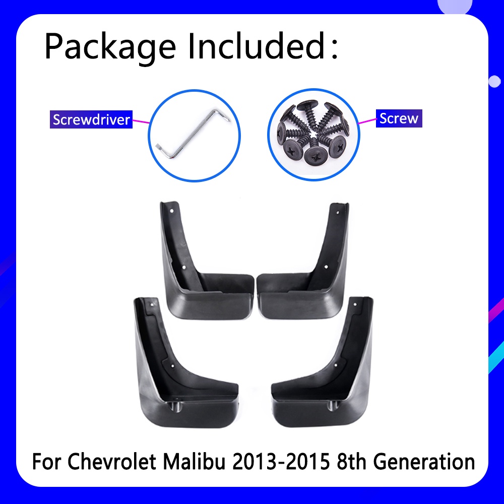 Mudguards fit for Chevrolet Malibu 2013 2014 2015 Car Accessories ...