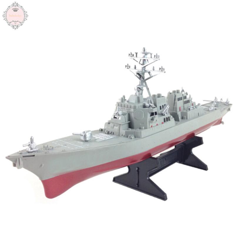 Battleship Model Toy Child Static Guided Missile Destroyer Plastic ...