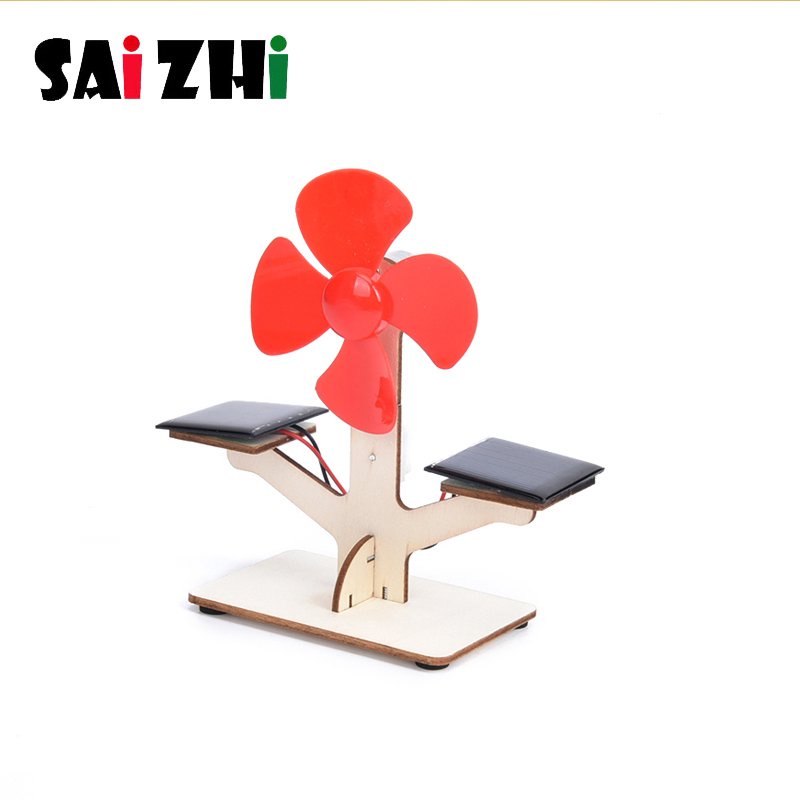 relaxSaizhi Model Toy Diy Solar fan STEAM Toy Science Physics ...