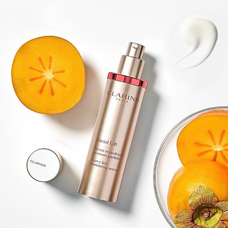 หน้าสวย V-shape ???? Clarins Facial Lift Curvy Face Contouring Serum ...
