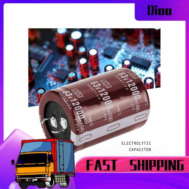 Dioo 2 ชิ้น 63 V 12000 Uf ตัวกรองไฮไฟอิเล็กโทรไลต์ 35x50 มม . สําหรับ ...