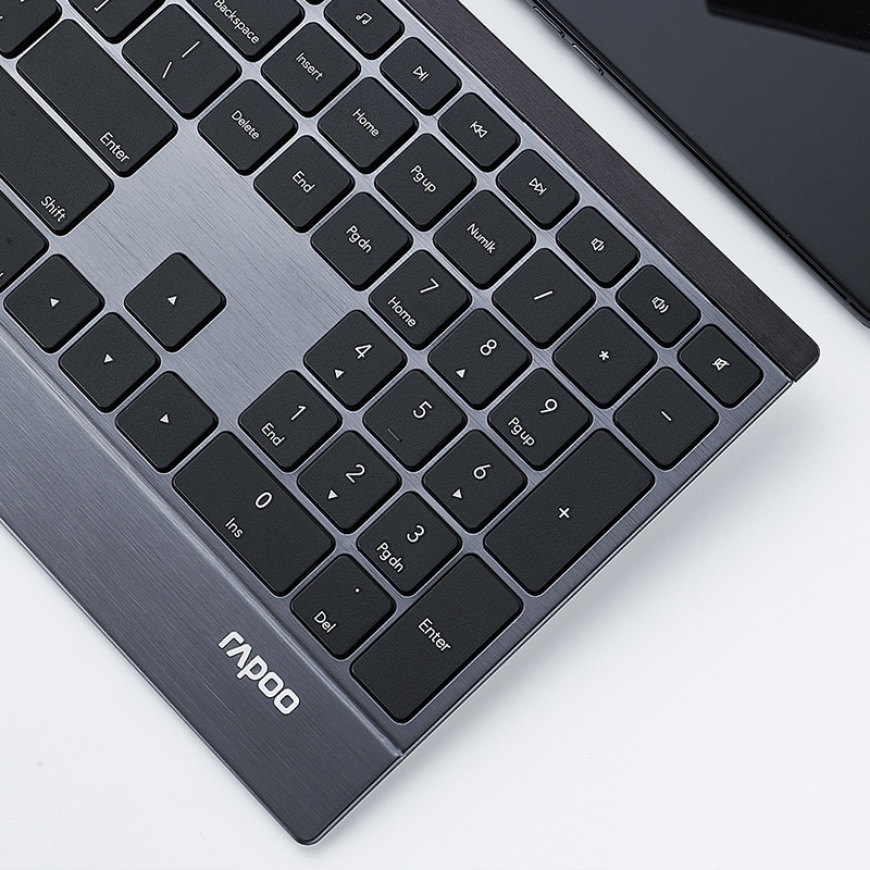 keyboardmechanical Pennefather E9500G คีย์บอร์ดบลูทูธ office home โลหะ ultra-thin gaming สามโหมด ...