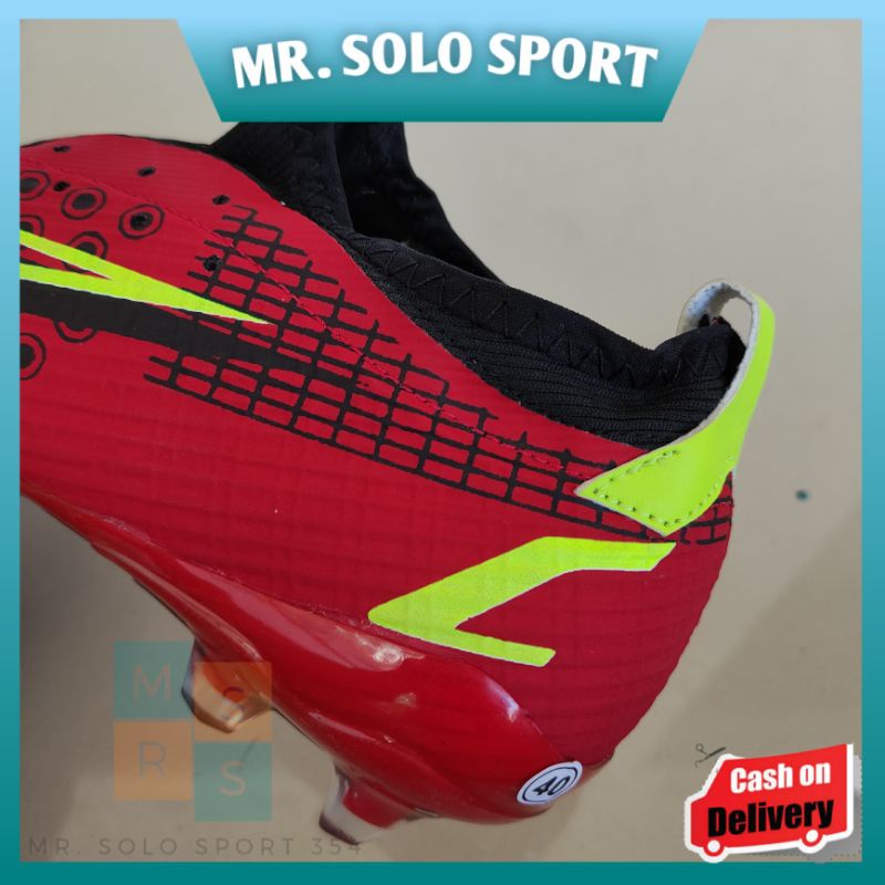 STABILO Nike Mercurial Semi Boot รองเท้าฟุตบอล ไฮไลท์ สีแดง ...