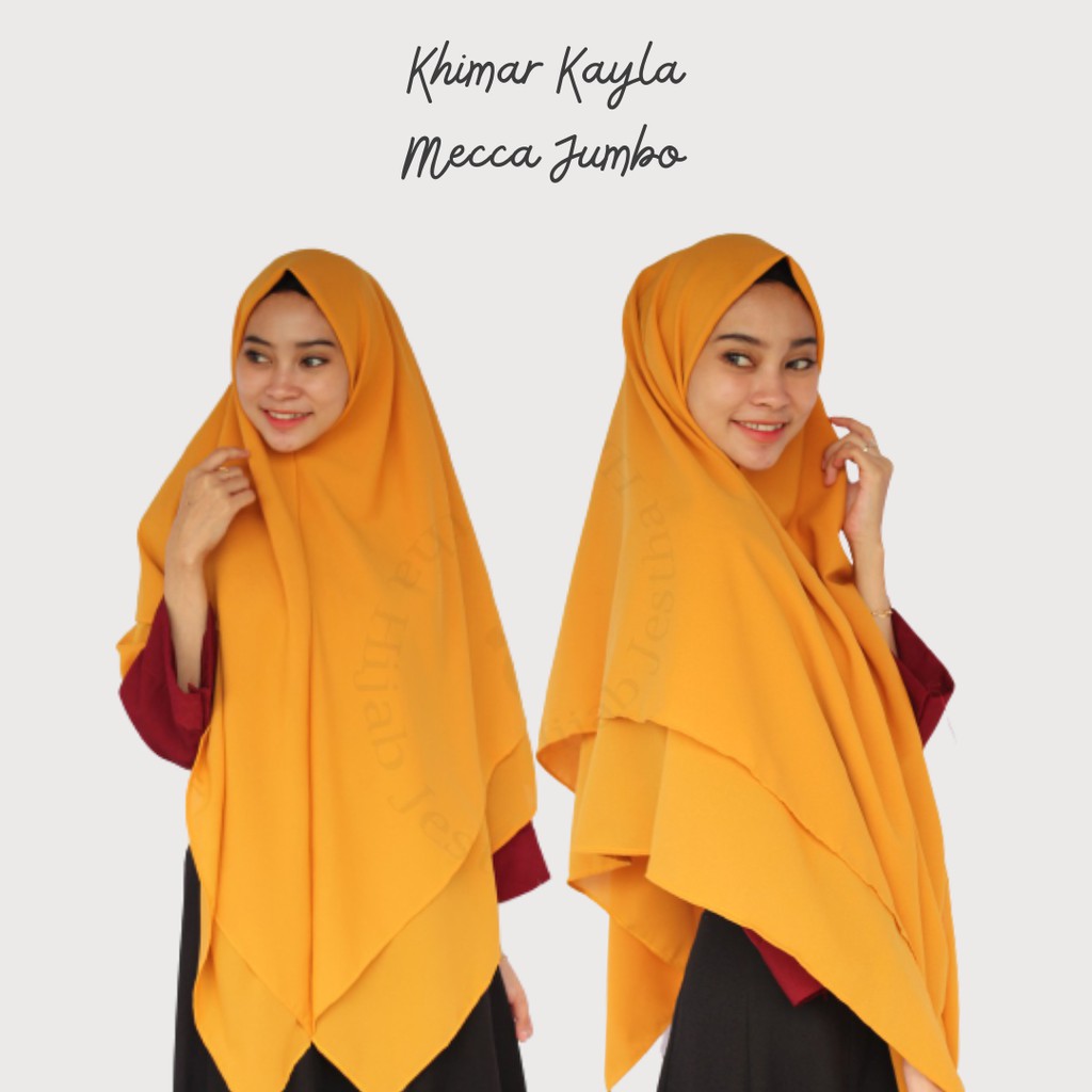 Khimar Kayla Mecca Jumbo Syari Khimar รองเท้าผ้าใบลําลองทรงสามเหลี่ยม 2 ...