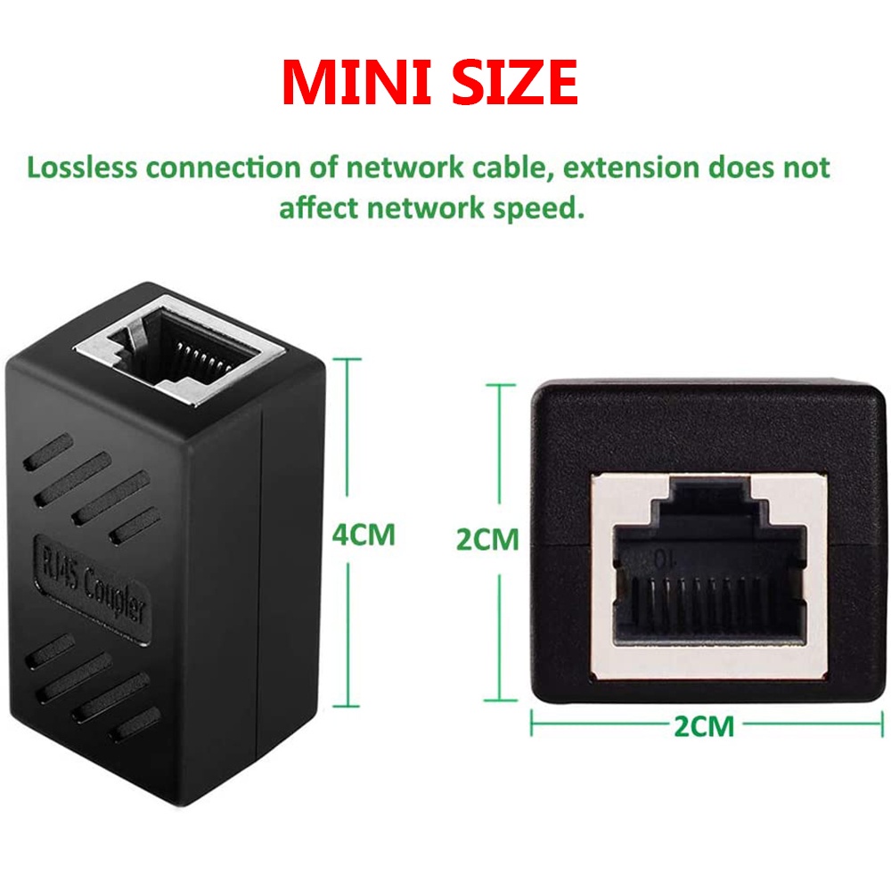 MYRON 15 Pack High Quality RJ45 Coupler Professional Cat7Cat6Cat5e ...