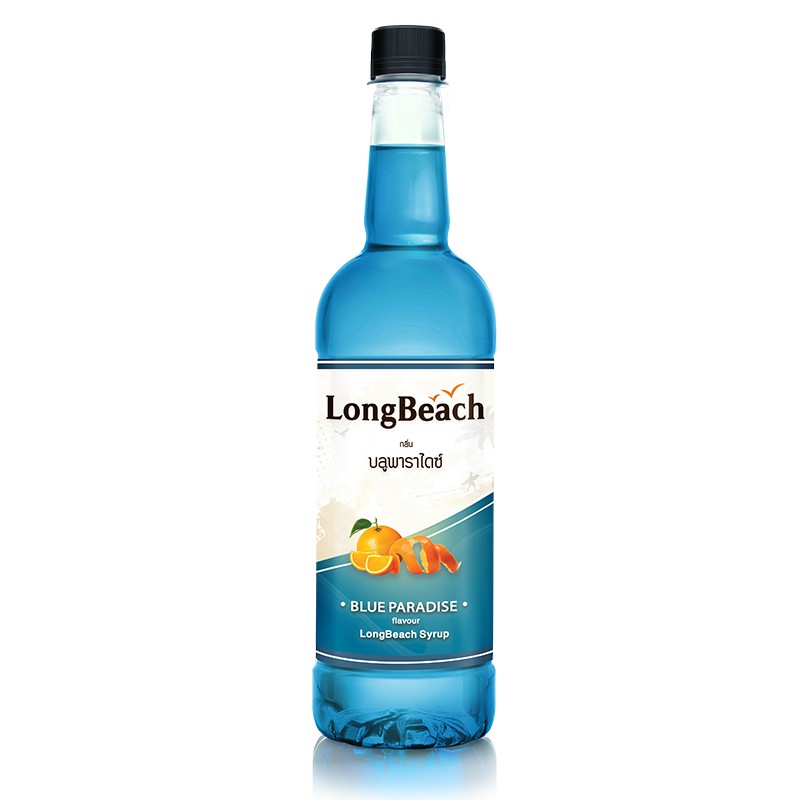 ลองบีชไซรัปบลูพาราไดซ์ ขนาด 740 มล. LongBeach Blue Paradise Syrup size ...
