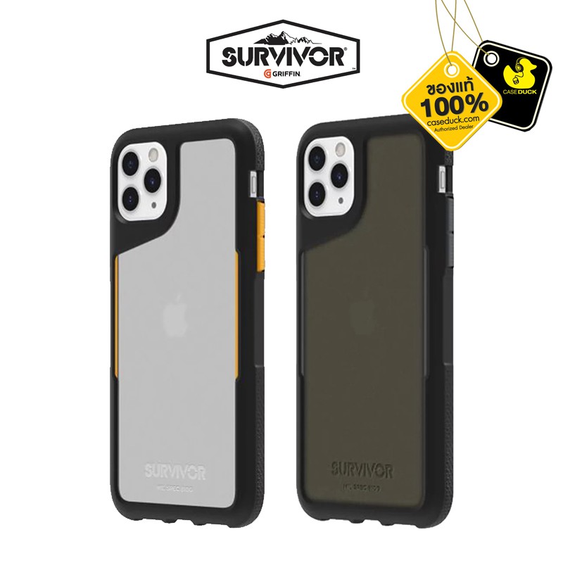 Griffin เคสโทรศัพท์ Survivor Strong Clear/Clear iPhone 12 mini/12/12 ...