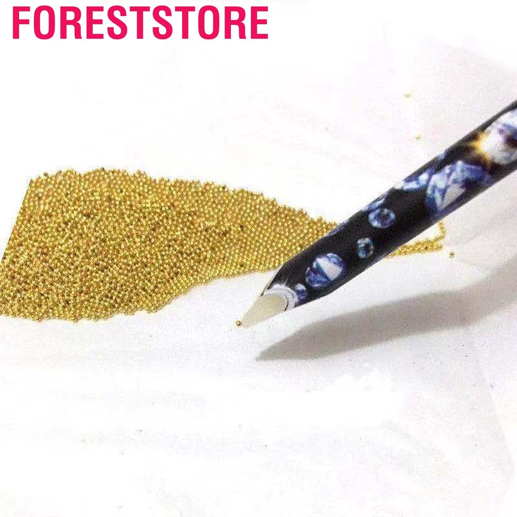 Foreststore Double Ended Manicure Dotting Pen DIY Multipurpose Wax Tip ...