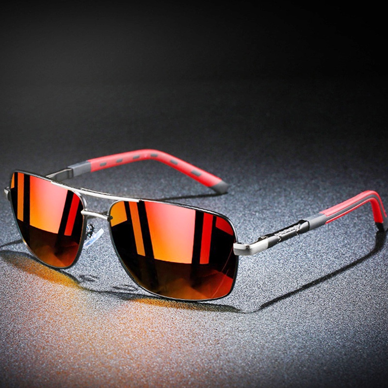 Ready Stockhge H 2021 Brand Men Aluminum Sunglasses Polarized Uv400