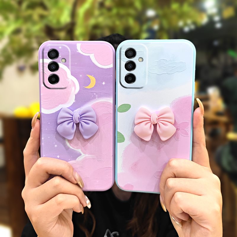 Cartoon Leopard Phone Case For Samsung Galaxy M23SM-M236B ins Liquid ...