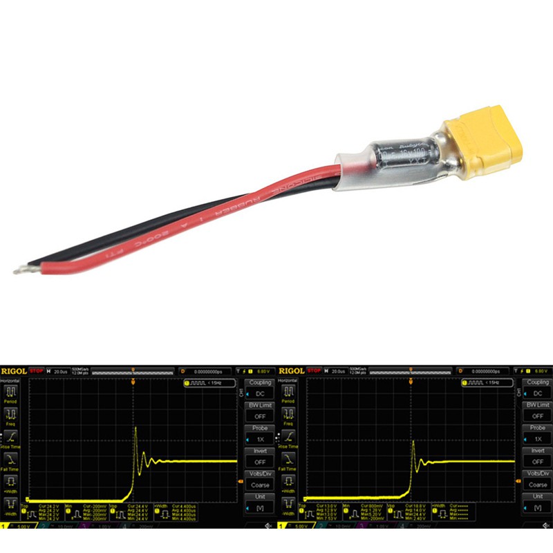 5PCS RC Battery Cable Silicone XT30 Plug Connector Power Cord with for ...