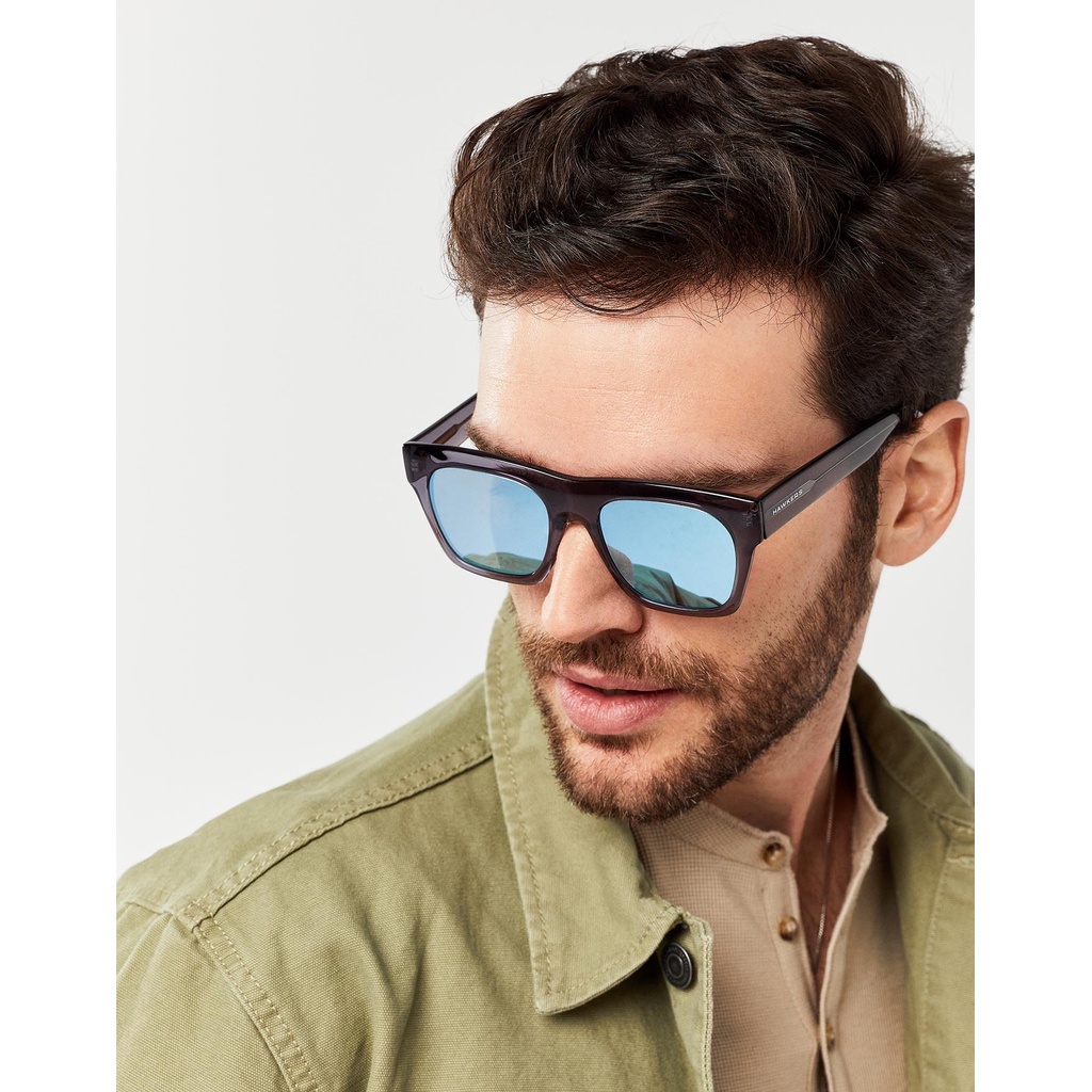 HAWKERS Grey Blue Chrome NARCISO Sunglasses for Men and Women, unisex ...