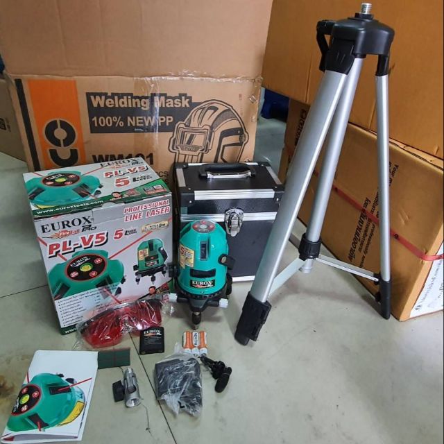 เครื่องวัดระดับเลเซอร์ Eurox PL-V5 | Shopee Thailand