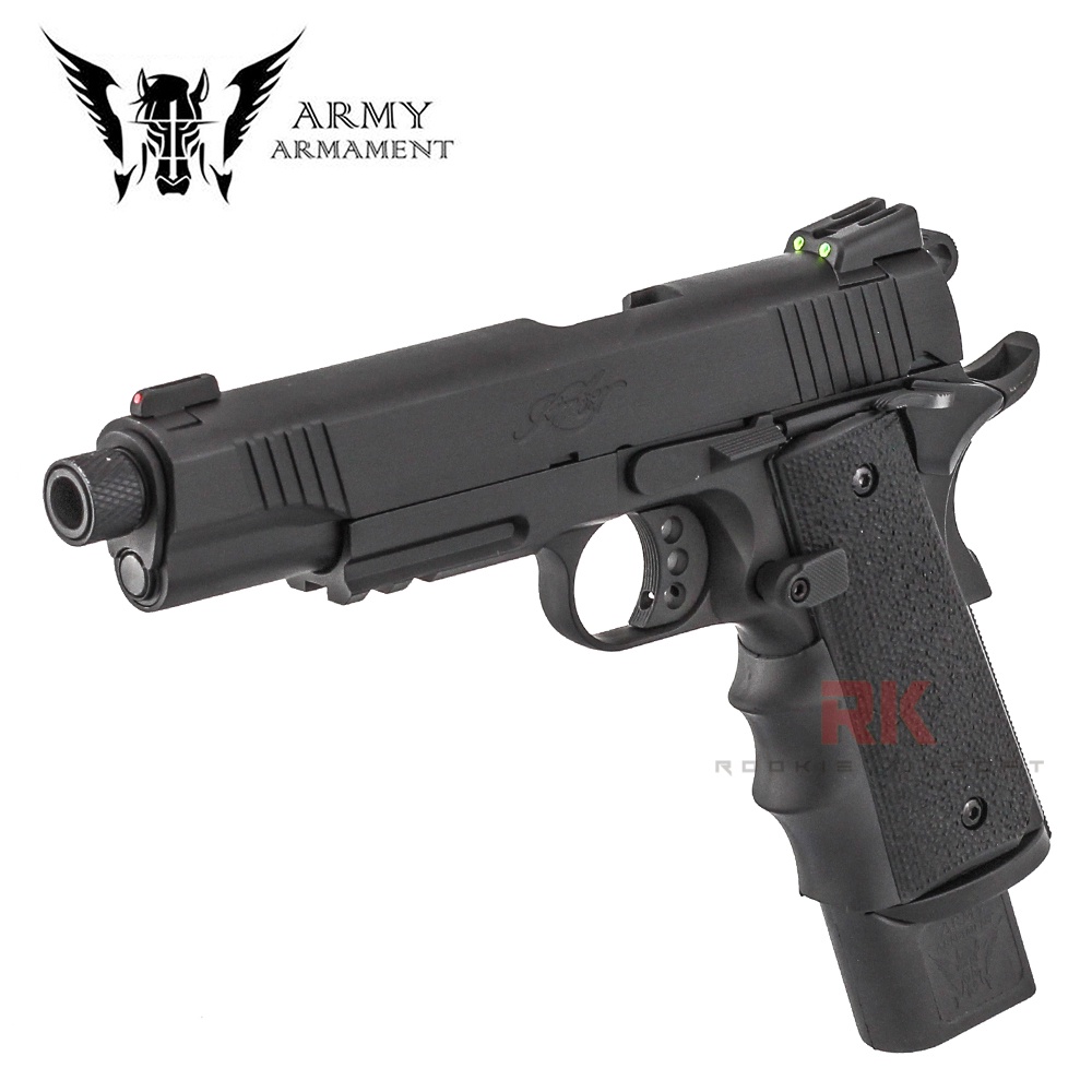 Army Armament (R32) Kimber Custom GBB (Black) - rookieairsoft - ThaiPick