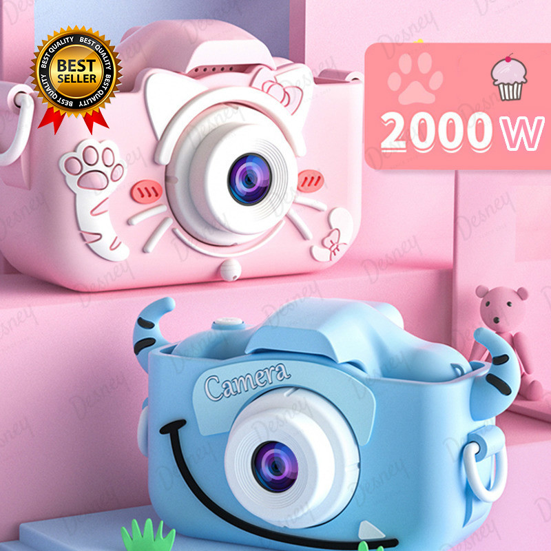 Cartoon Cat Kids Camera SLR Motion Camera Toy 2000W Pixels HD ...