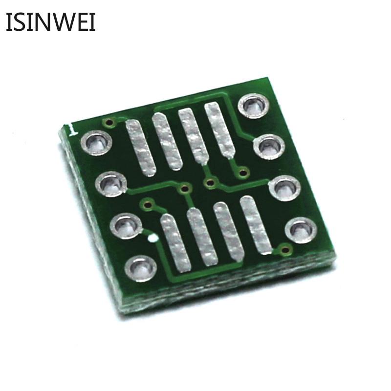 10 ชิ้น sop 8/ssop8/tsop 8 to dip 8 ic อะแดปเตอร์ซ็อกเก็ตไม่มีขาตั้ง ...