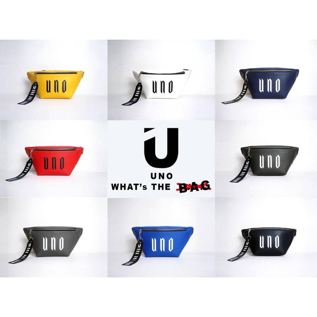 UNO BAG NO.1 ️ กระเป๋าคาดอก กระเป๋าคาดเอว ผลิตจาก หนัง PVC PU ลิขสิทธิ์ ...