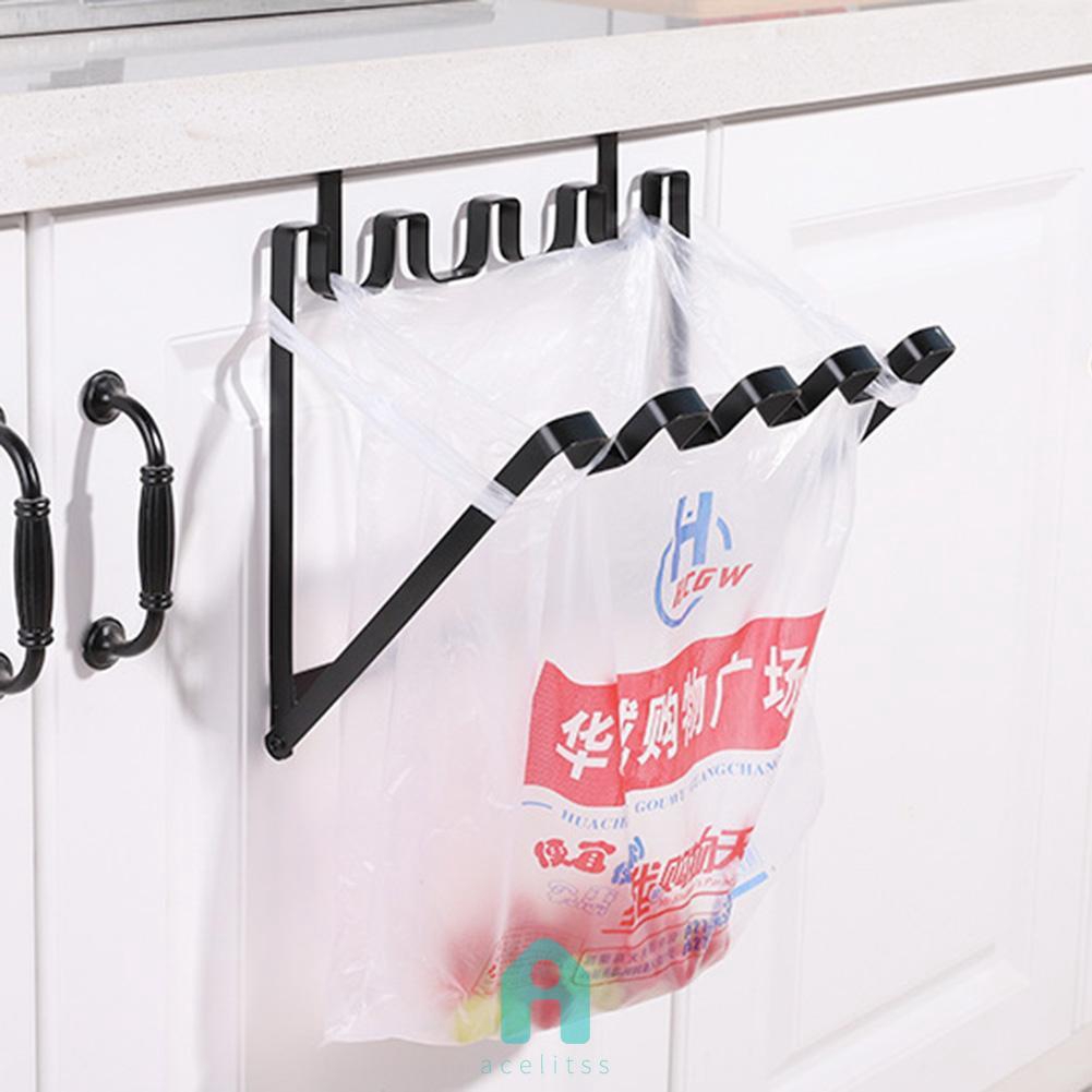 ACT☛Door Hanging Trash Storage Rack Kitchen Cabinets Garbage Rubbish ...