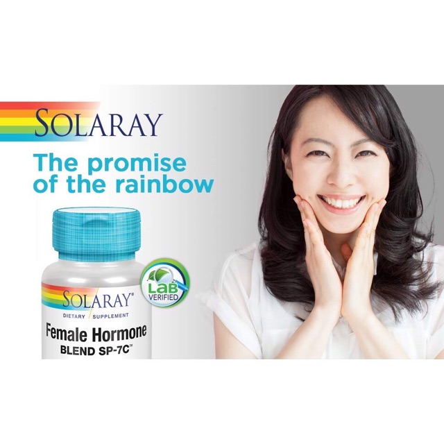 (แท้พร้อมส่ง) Solaray Female hormone Blend SP-7c 100 vegcaps ...