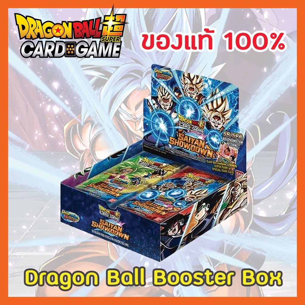 [พร้อมส่ง] การ์ดดราก้อนบอล Dragon Ball Super TCG Unison Warrior 6 Saiyan Showdown [B15] Booster ...