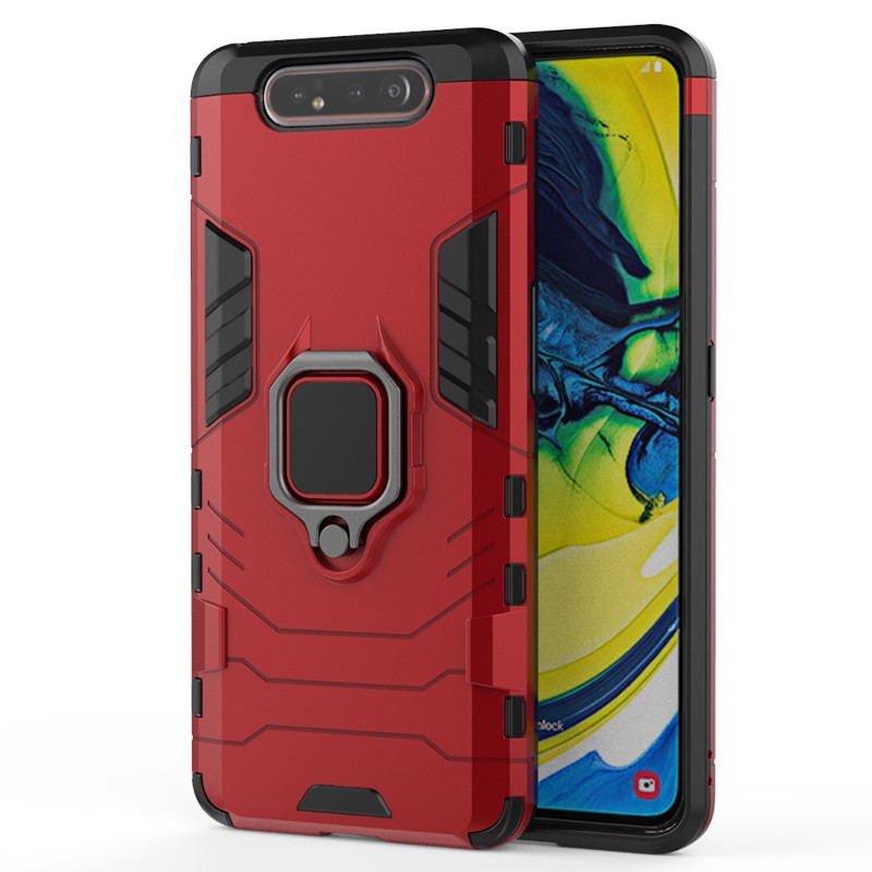 เคส Samsung Galaxy A80 พลาสติกแบบแข็ง Armor Shockproof Phone Case Back ...
