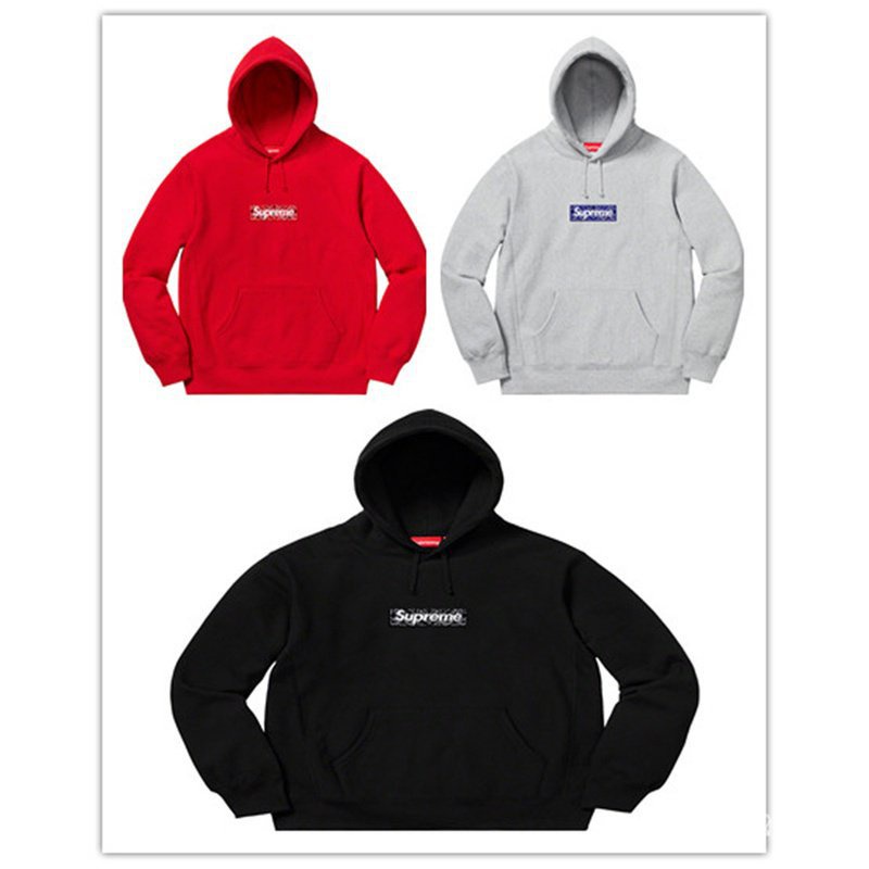SUPREME Couples Sweatshirt Cashew Flower Embroidered Hoodie Sports Plus ...