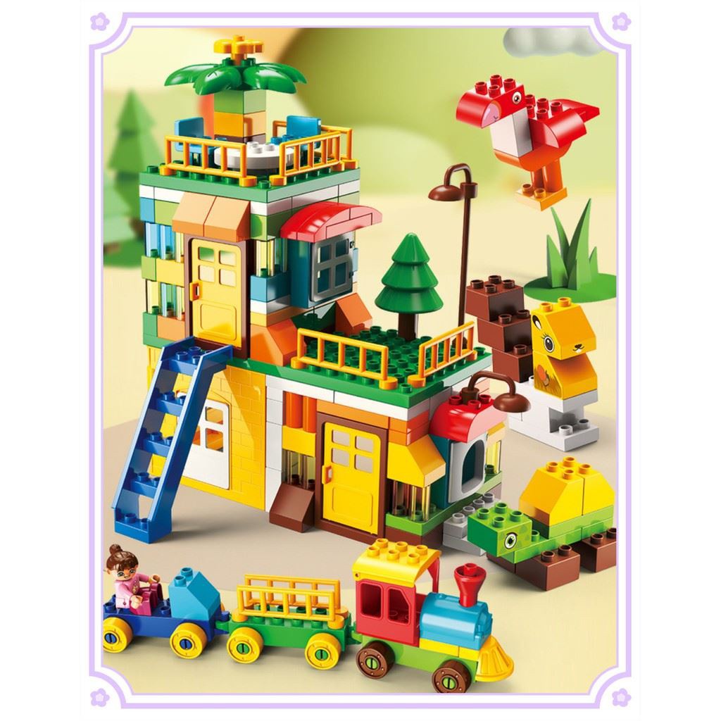 Feelo Large Particle Castle Building Blocks Bricks Compatible with ...