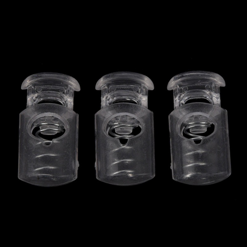 Stock????10 pcs 7 mm, 1 hole, rope cord stopper end spring fastener ...