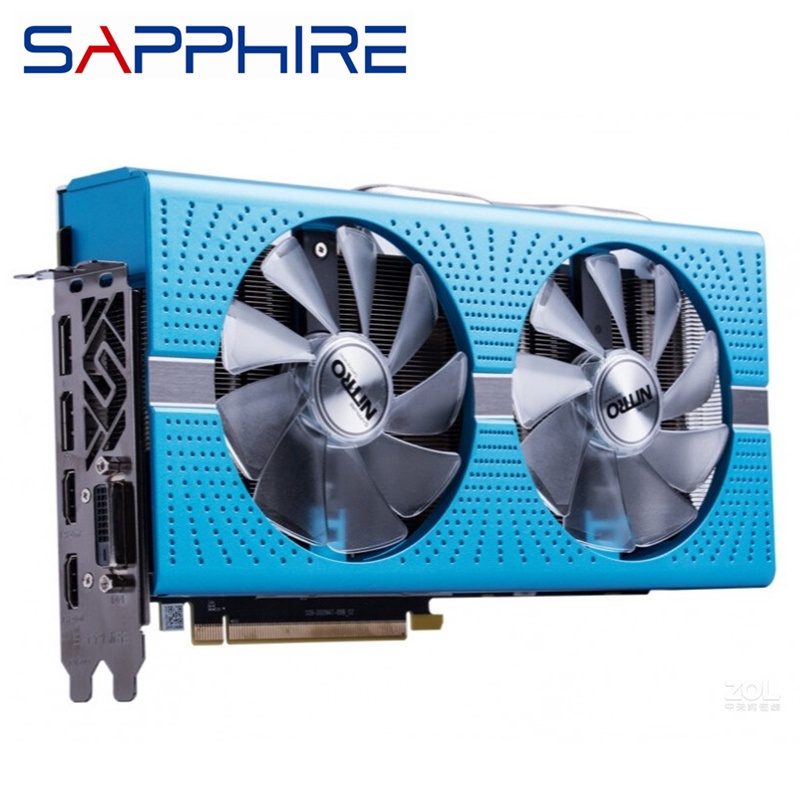 SAPPHIRE RX 590 580 8GB Graphics Cards GPU Radeon RX580 RX590 GME 8GB ...