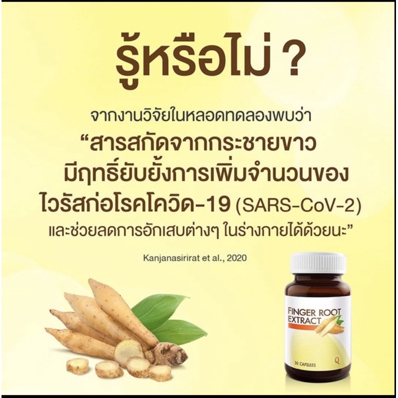 Vistra Finger Root Extract 240mg - easybeautiful - ThaiPick